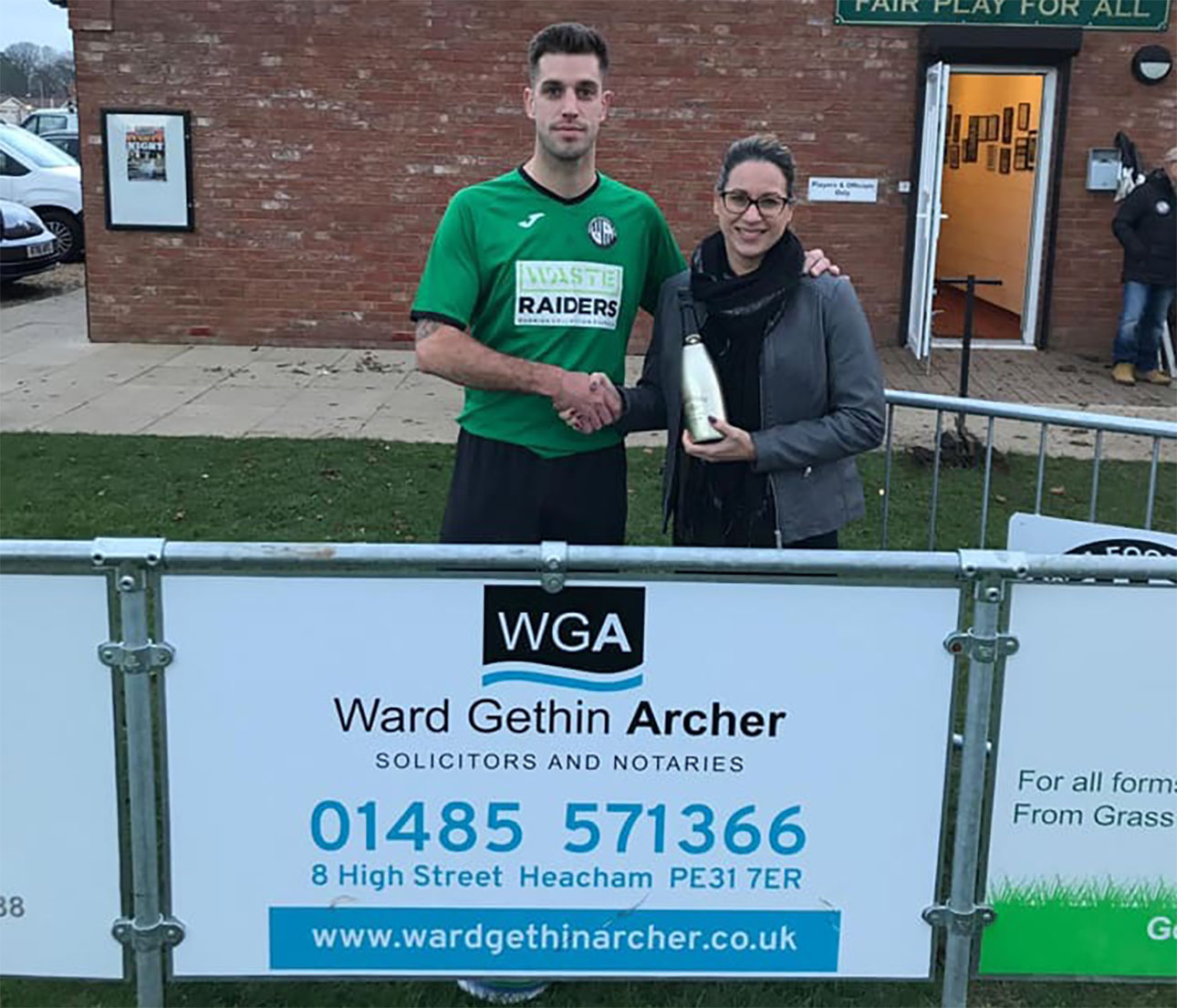 Congratulations Heacham FC | Ward Gethin Archer